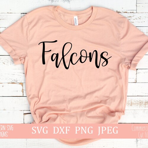 Falcon Strong Mascot SVG Digital Cut File PNG & DXF - Etsy