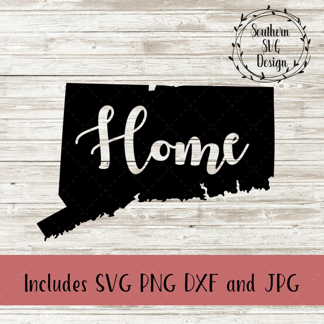 Connecticut Svg~connecticut State Svg~connecticut State Dxf~connecticut ...
