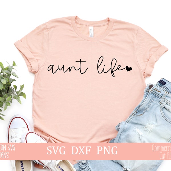 Aunt Life Svg - Etsy