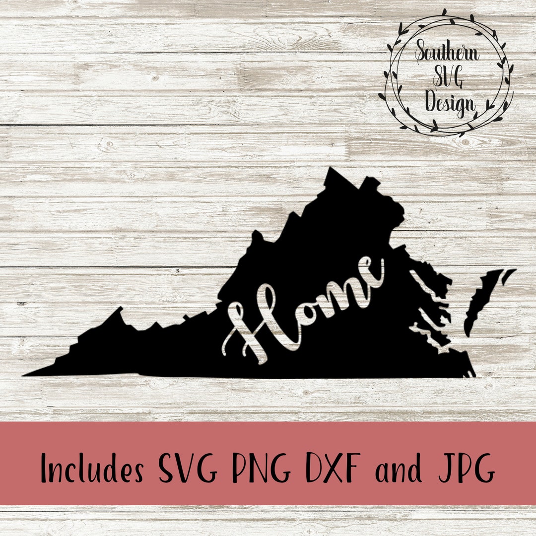 Virginia Svg~virginia State Svg~virginia State Dxf~virginia Home Svg ...