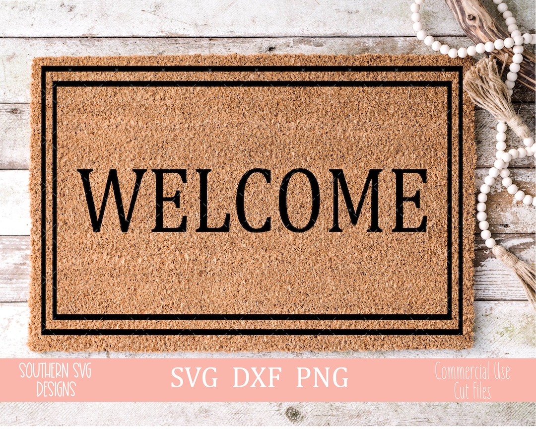 Welcome Mat Svg~home SVG File~svg~porch Svg~digital Cut File~svg, Png ...