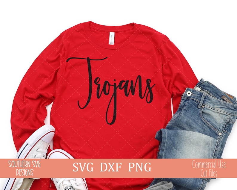 Trojans Svg, Football Svg, Game Day Svg, Trojans Shirt Cut File, Svg ...