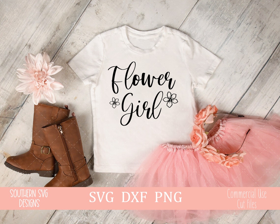 Flower Girl SVG, Bridal Party SVG, Wedding SVG, Instant Download ...