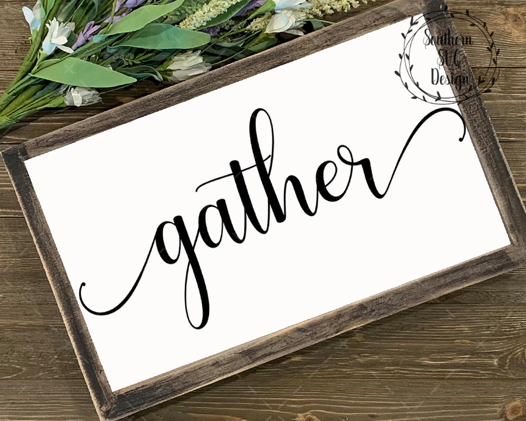 Gather SVG File~incudes Svg, Png, Dxf, and Jpeg~svg Cut File~silhouette ...