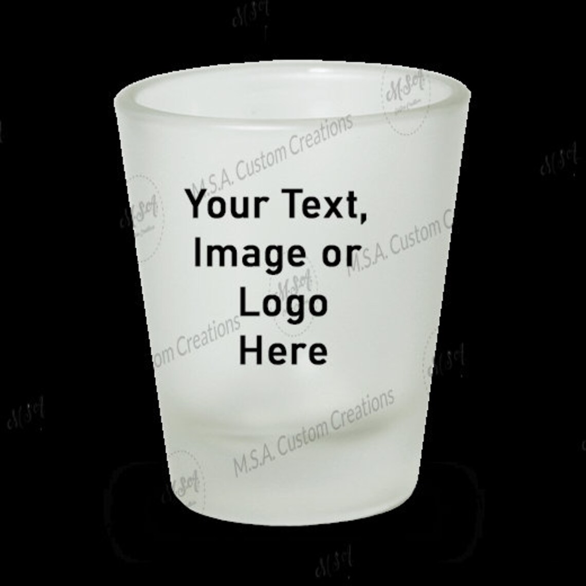 Personalized Shot Glass Customize With Your Text Image or - Etsy