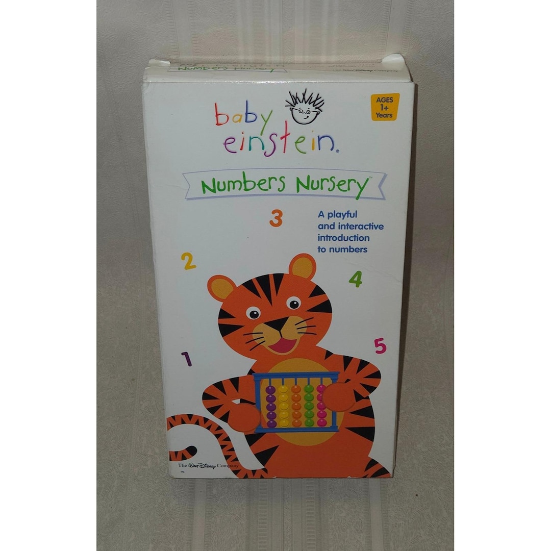Baby Einstein NUMBERS NURSERY VHS Education Videotape - Etsy
