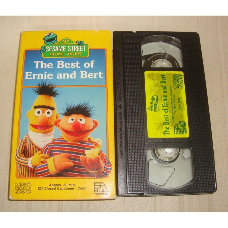 The Best of Ernie and Bert VHS My Sesame Street Home Video Jim Henson ...