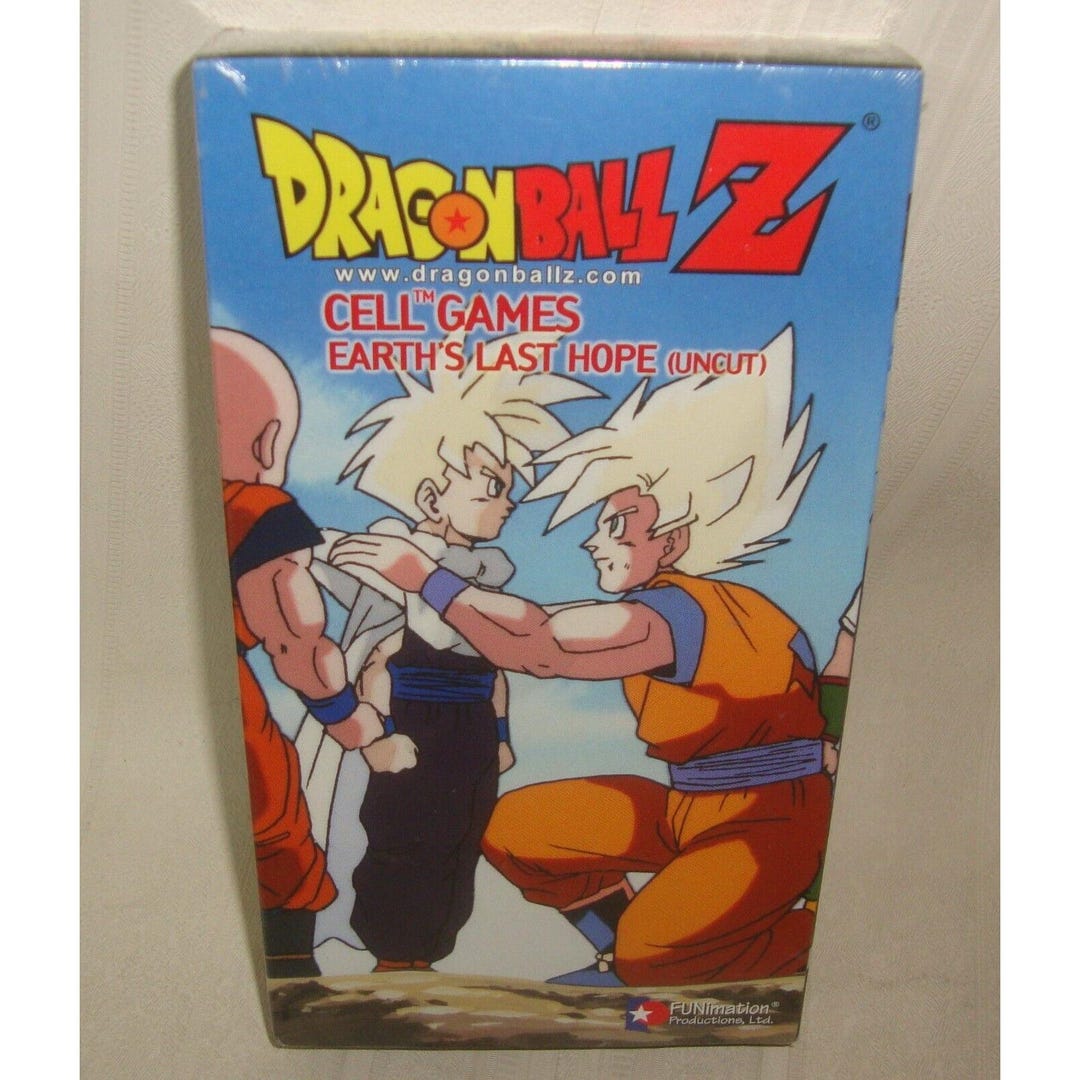 Dragon Ball Z Cell Games Saga Earths Last Hope UNCUT VHS EPISODE 166 ...
