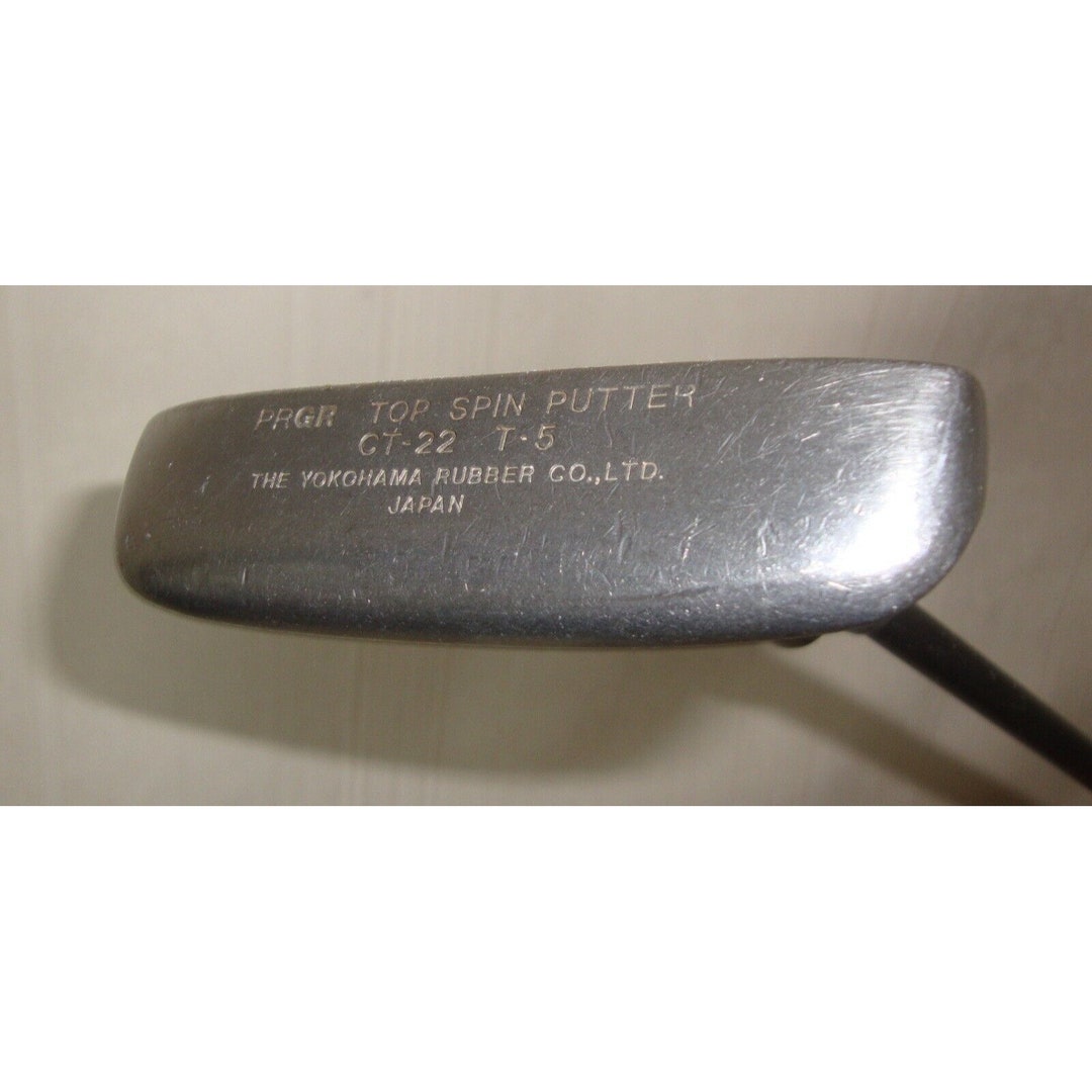 PRGR Golf Top Spin Putter Carbon Shaft CT22 T5 30.5" Right H. PRGR Grip ...
