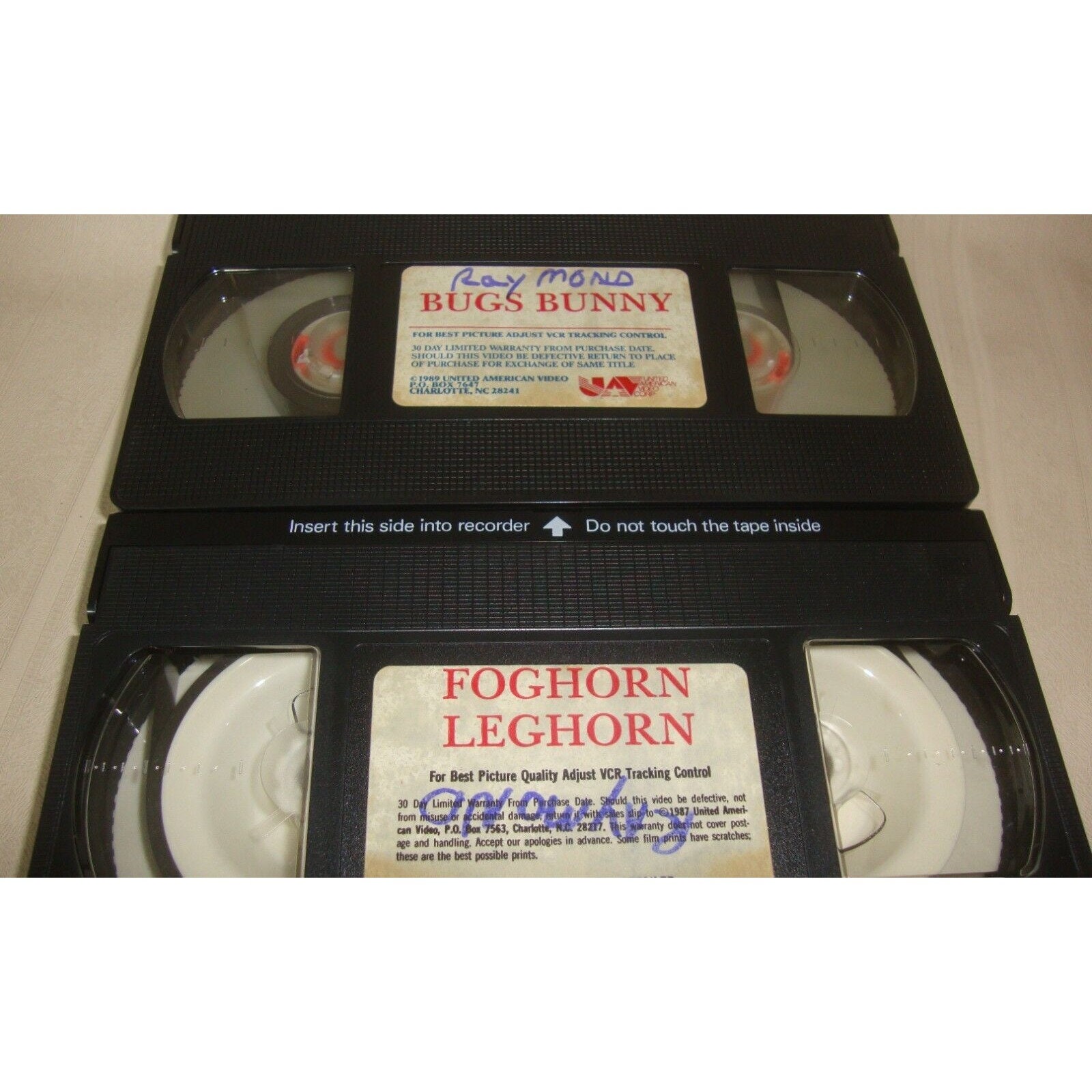 1989 UAV Cartoon Classics Collection 1,3,4,5,6 VHS Lot Vintage - Etsy