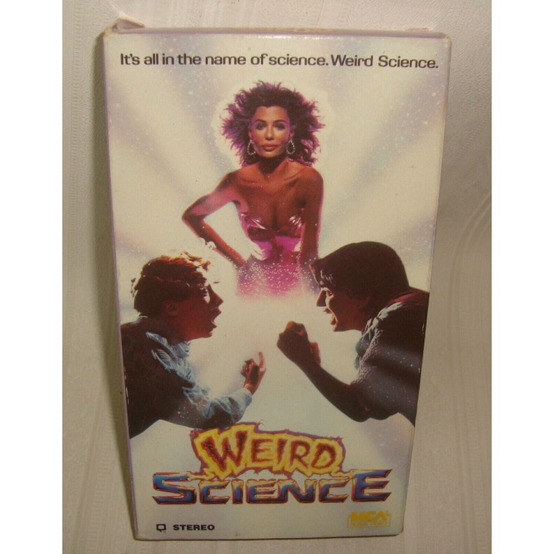 Weird Science VHS 1986 Kelly Lebrock, Anthony Michael Hall MCA Home ...
