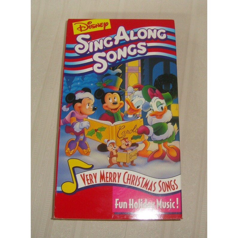 Disney’s Sing Along Songs Very Merry Christmas & Disney Fun VHS Lot - Etsy