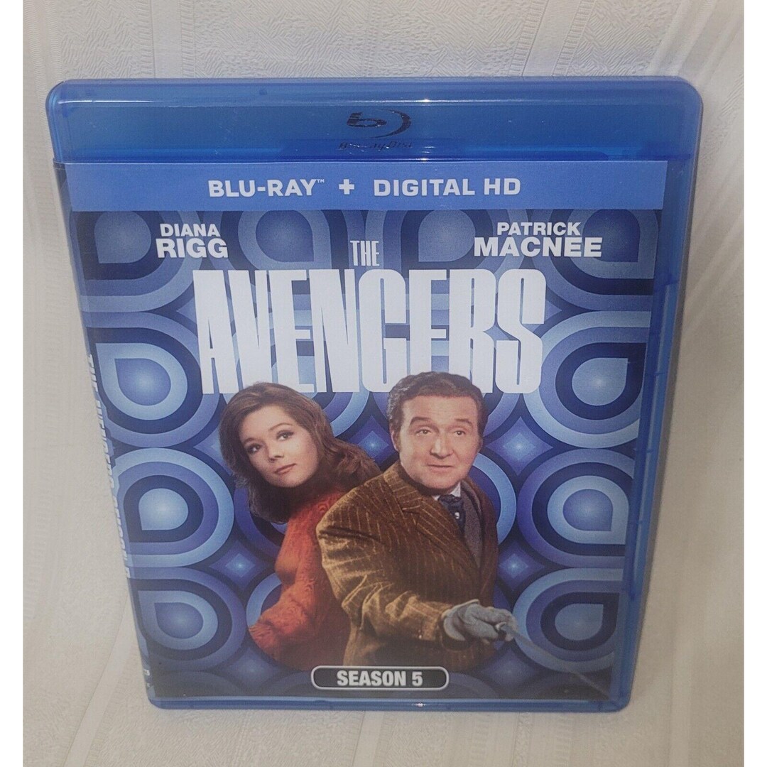 The AVENGERS Season 5 Blu-ray + Digital HD DVD Diana Rigg Patrick ...