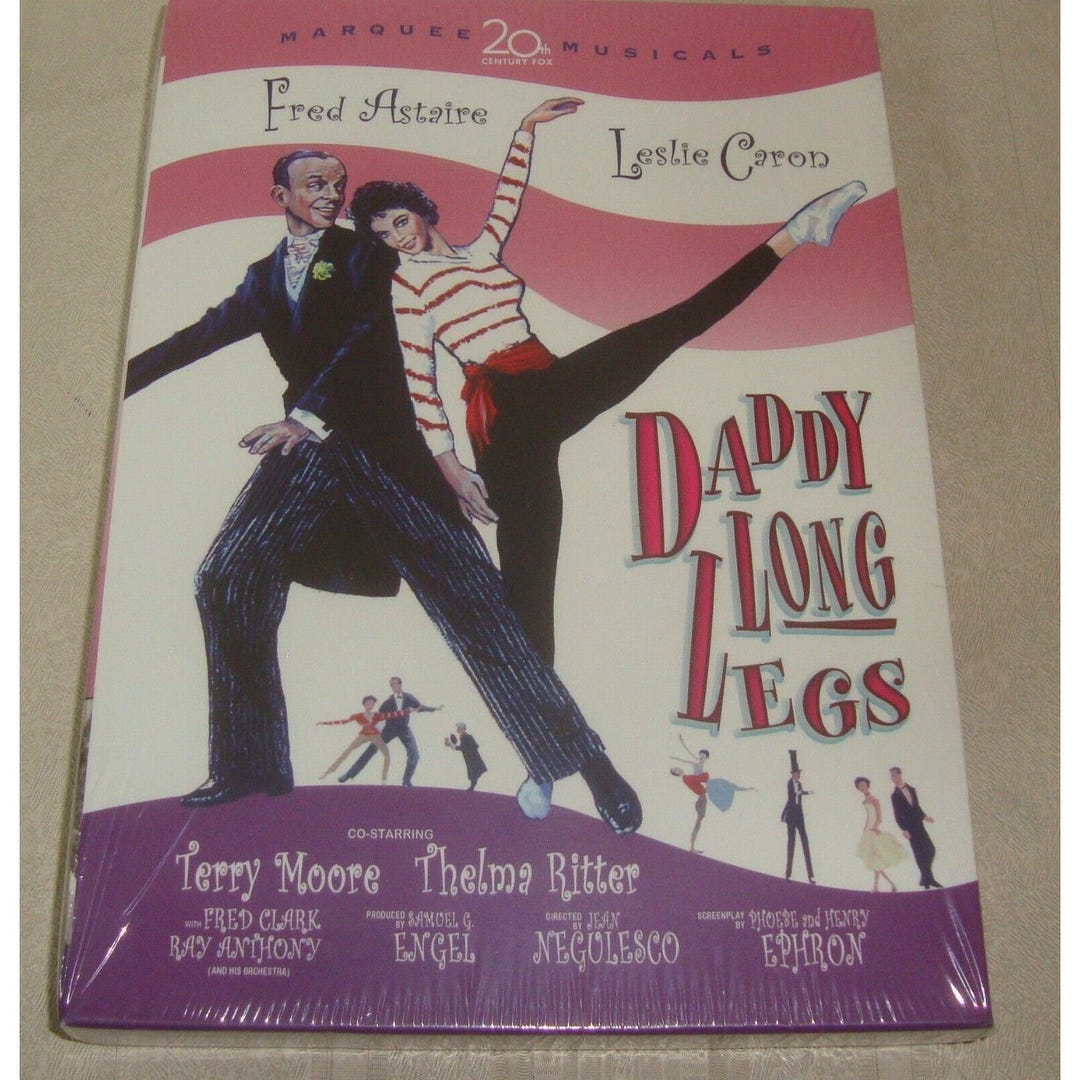 Daddy Long Legs DVD Fred Astaire/leslie Caron Classic NEW & SEALED - Etsy