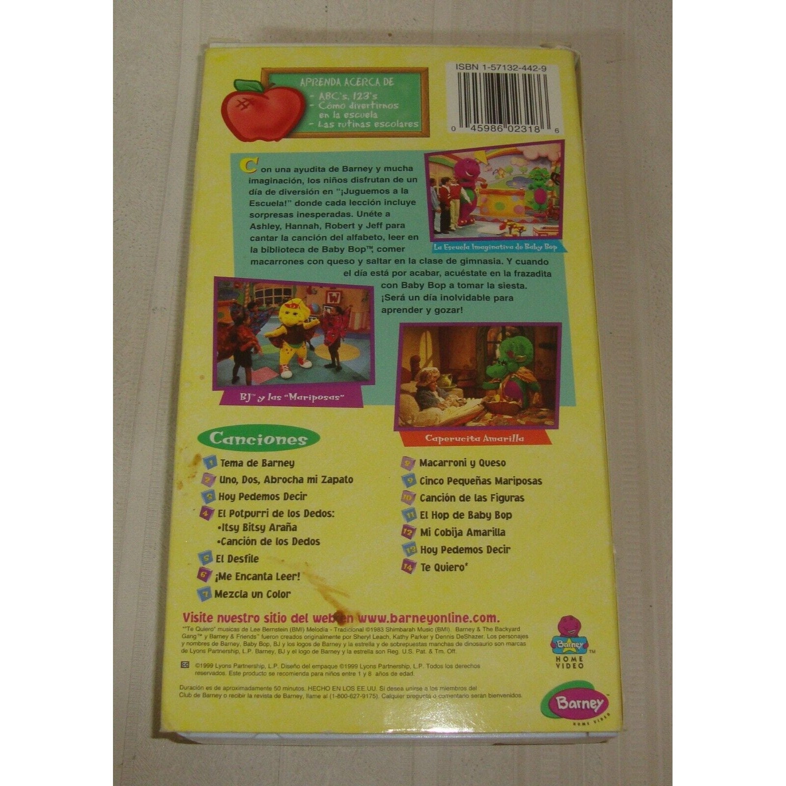 Barney juguemos a La Escuela Crayons En Espanol - Etsy