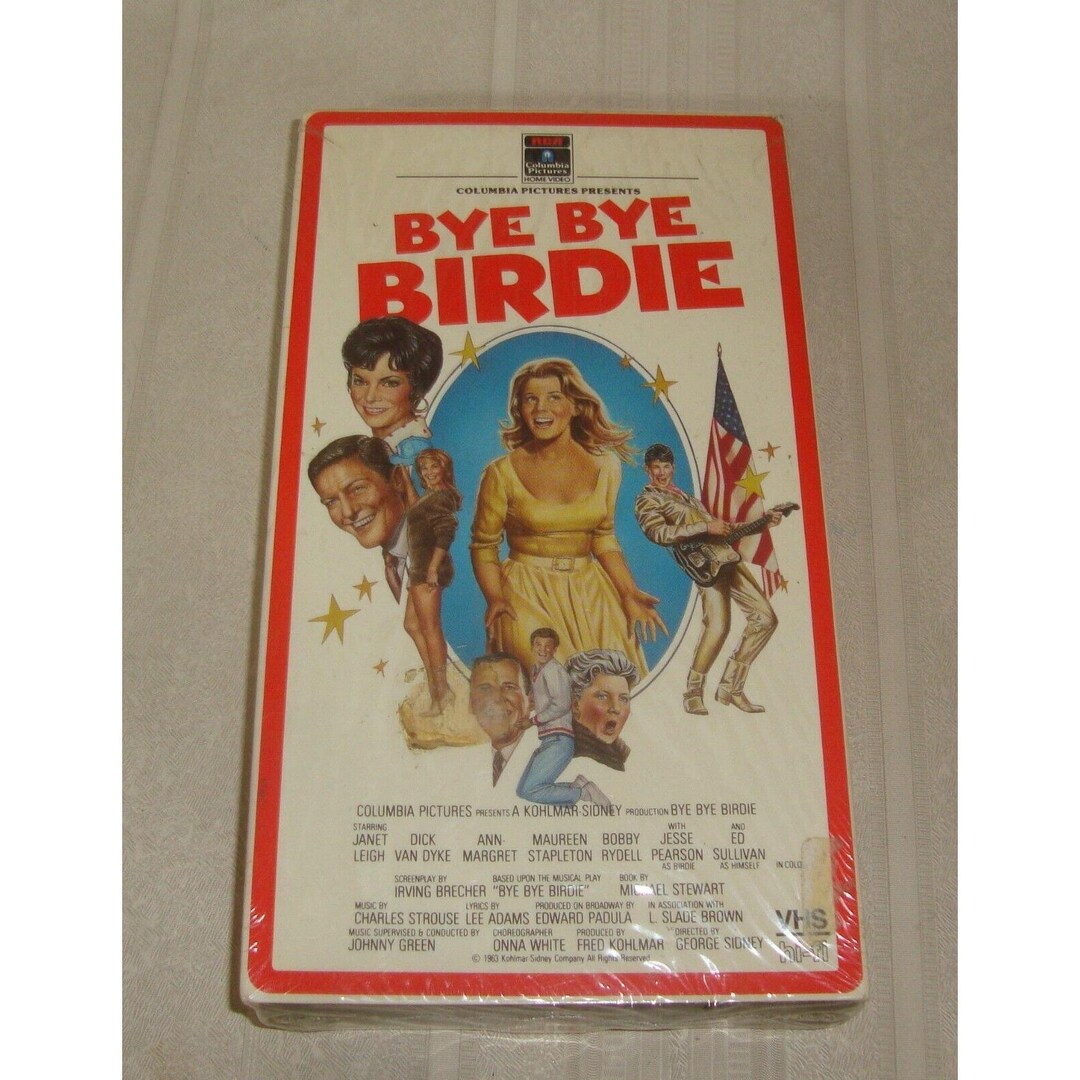 Bye Bye BIRDIE VHS Movie Dick Van Dyke Lee NEW Sealed Vintage - Etsy