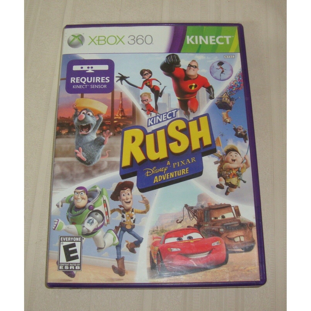 Kinect Rush A Disney Pixar Adventure Microsoft Xbox 360 Disc & Case NO ...