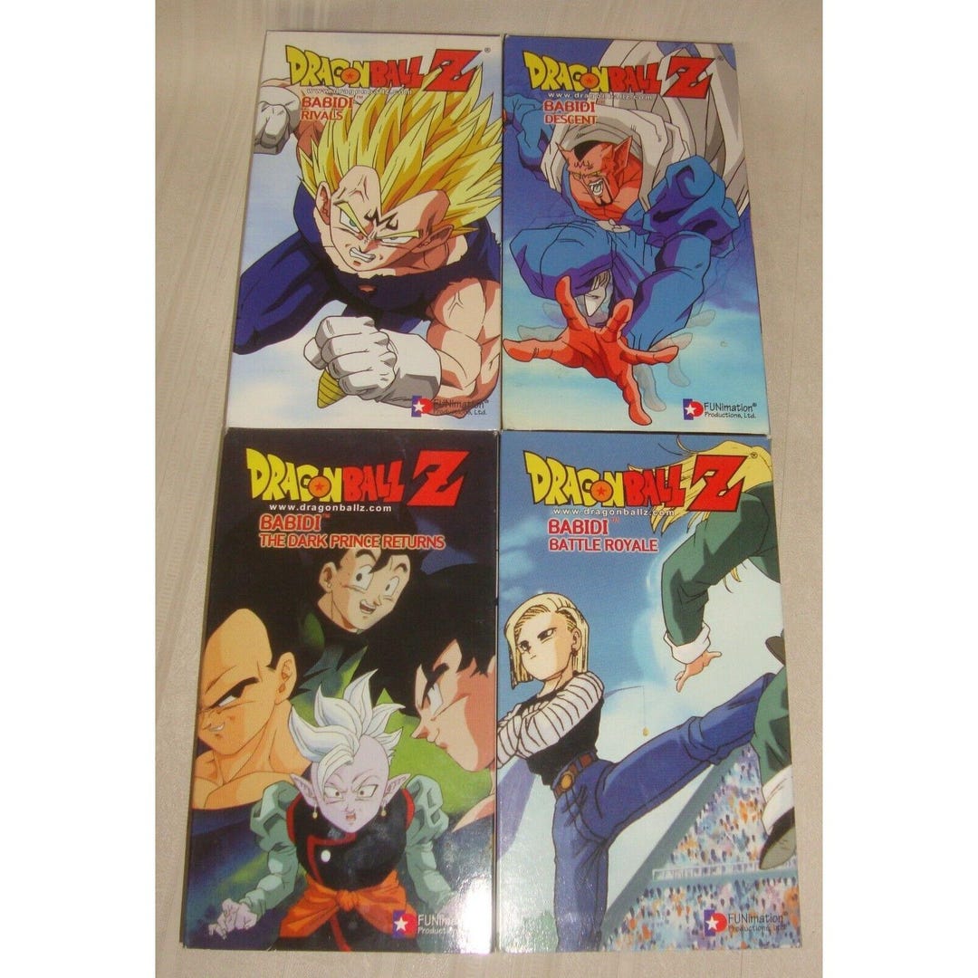 Dragon Ball Z Babidi Saga Lot of 4 VHS - Etsy