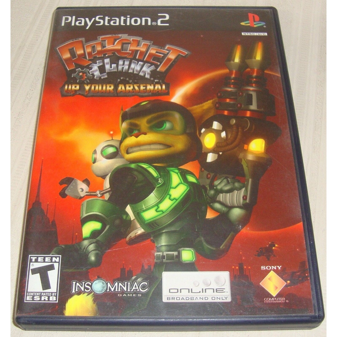 Ratchet and Clank UP YOUR ARSENAL Playstation 2 PS2 Disk - Etsy