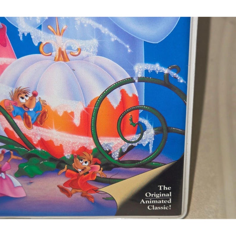 Cinderella (VHS) Walt Disney 410 Black Diamond the Classics - Etsy