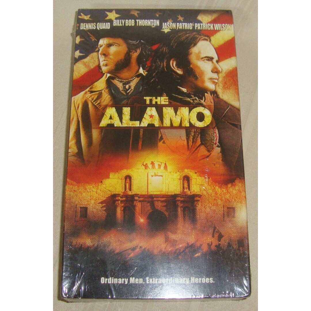 THE ALAMO Vhs,ordinary Men,extraordinary Heroes Billy Bob Thornton ...
