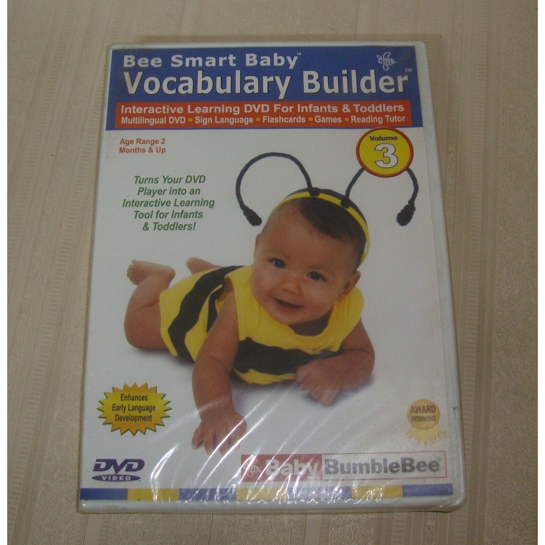 Bee Smart Baby Vocabulary Builder Babybumblebee Vol. 3 DVD NEW & SEALED ...