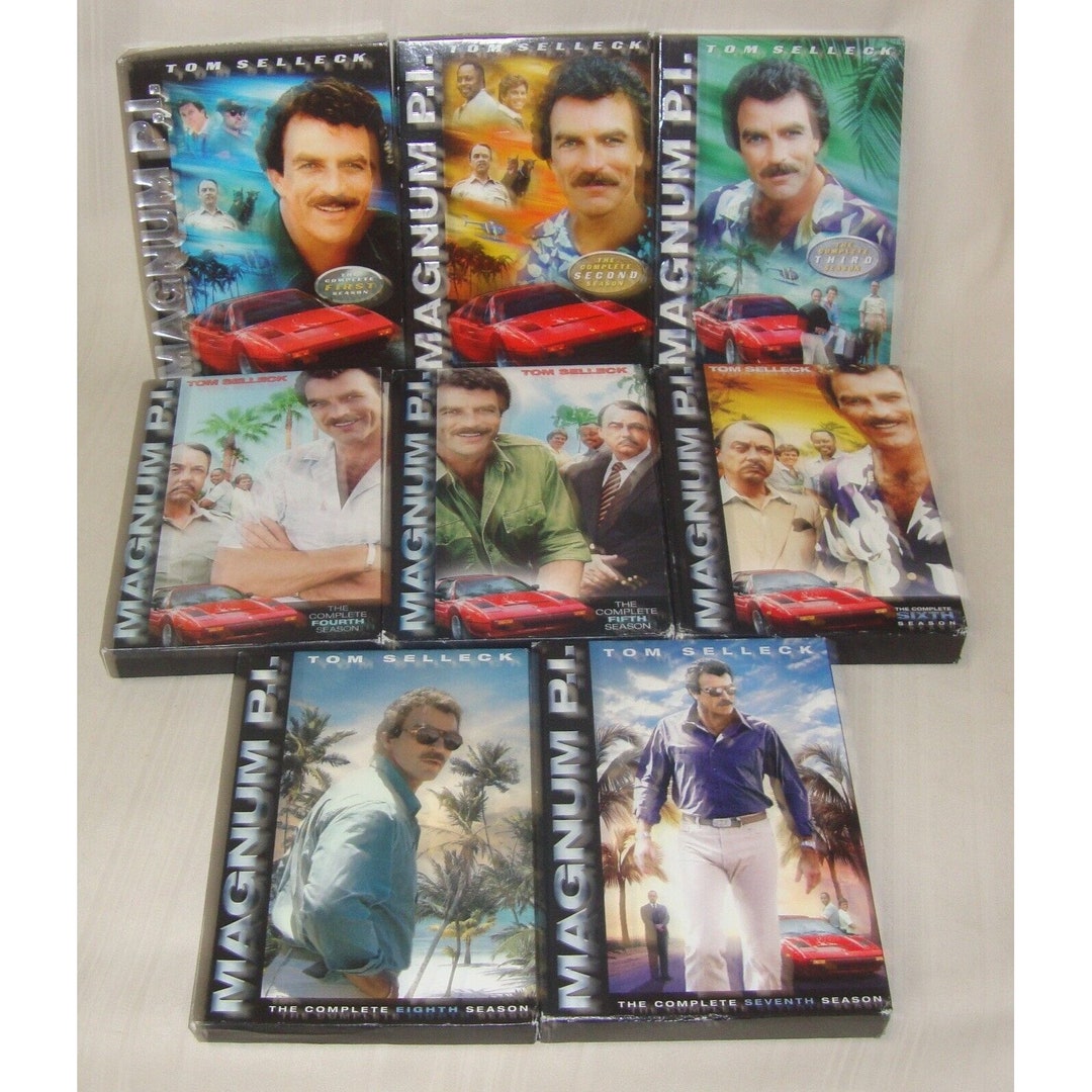 Magnum PI Tom Selleck Complete Series Seasons 1-8 DVD Box Set - Etsy