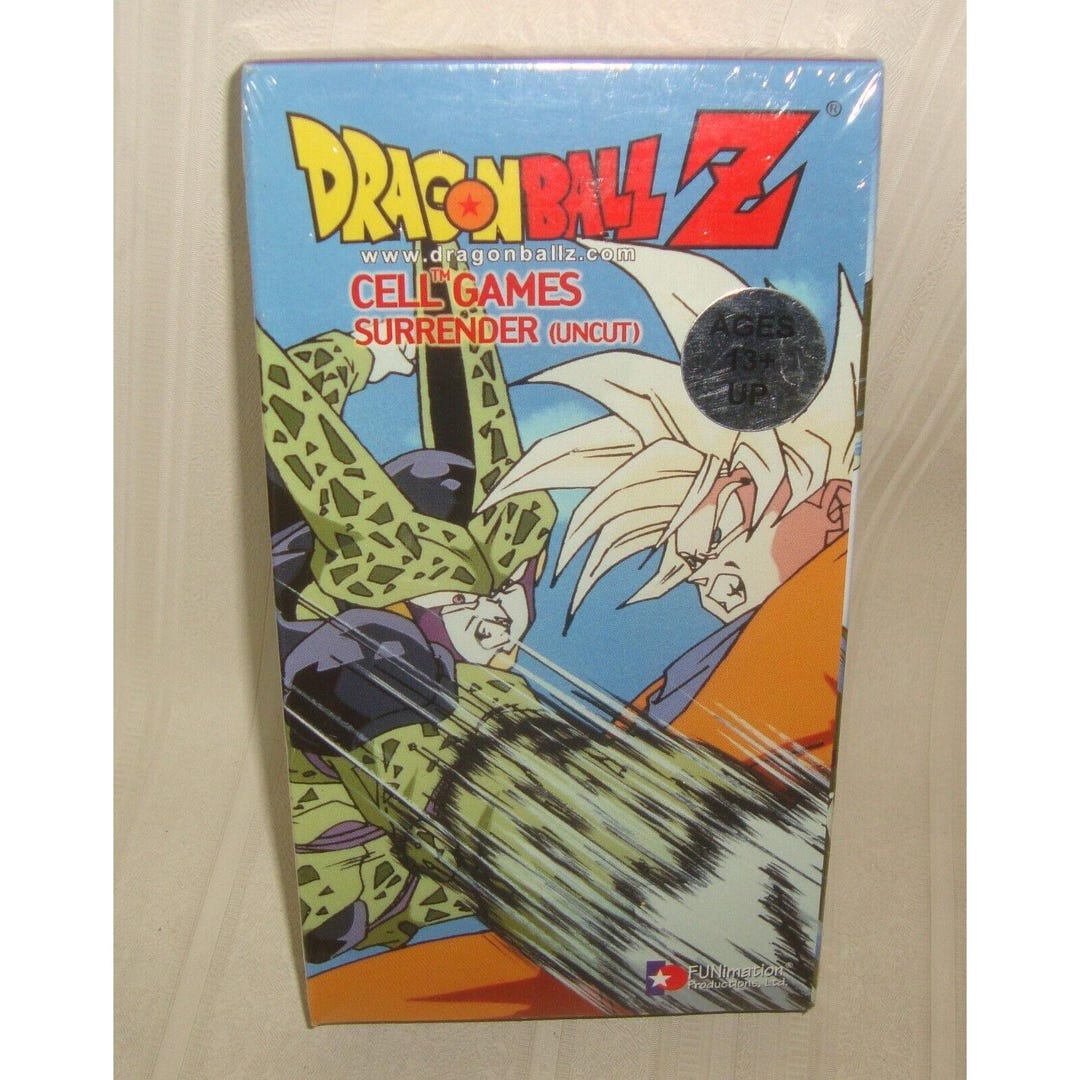 Dragonball Z Cell Games Surrender Saga DBZ VHS UNCUT Vintage Sealed - Etsy