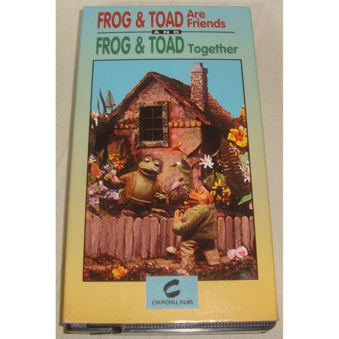 Frog and Toad Are Friends & Frog and Toad Together VHS Churchill Films ...