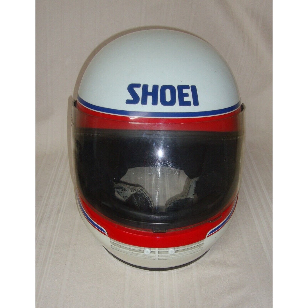 Vintage 1984 Shoei Motorcycle Helmet Model TF-250 Size Med. - Etsy