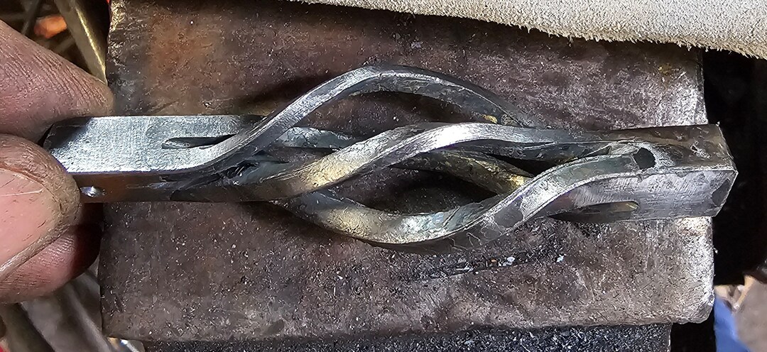 Key Ring With a Twist. Basket Twist. - Etsy