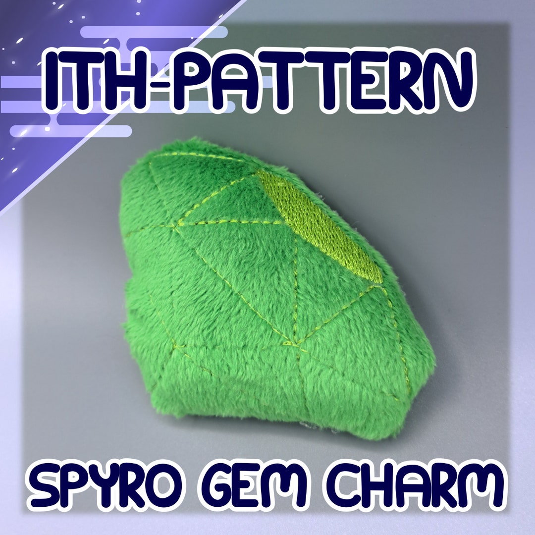 Ith-pattern Spyro Gem Charm - Etsy