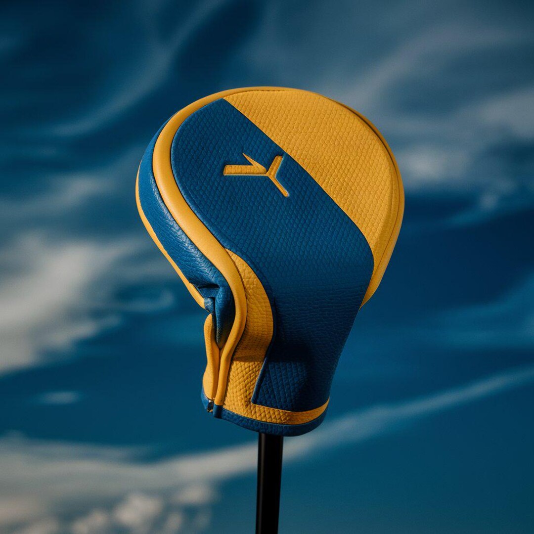 Blue and Gold Driver Golf Head Plush Shaped Pillow - Etsy