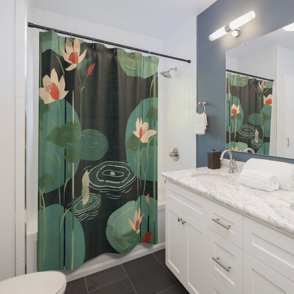 Zen Shower Curtains - Etsy