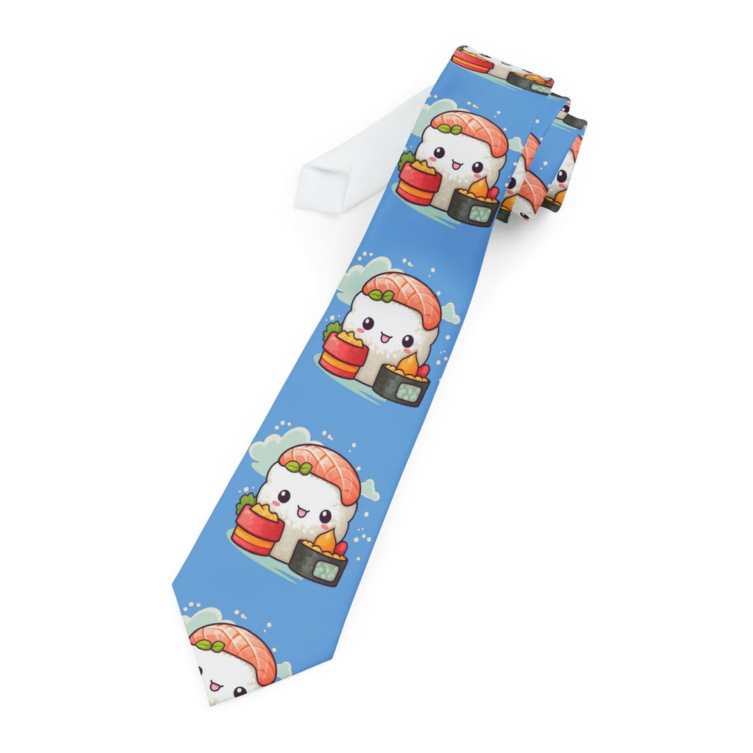 Anime Sushi Japanese Cute Kawaii Otaku Gift Necktie - Etsy