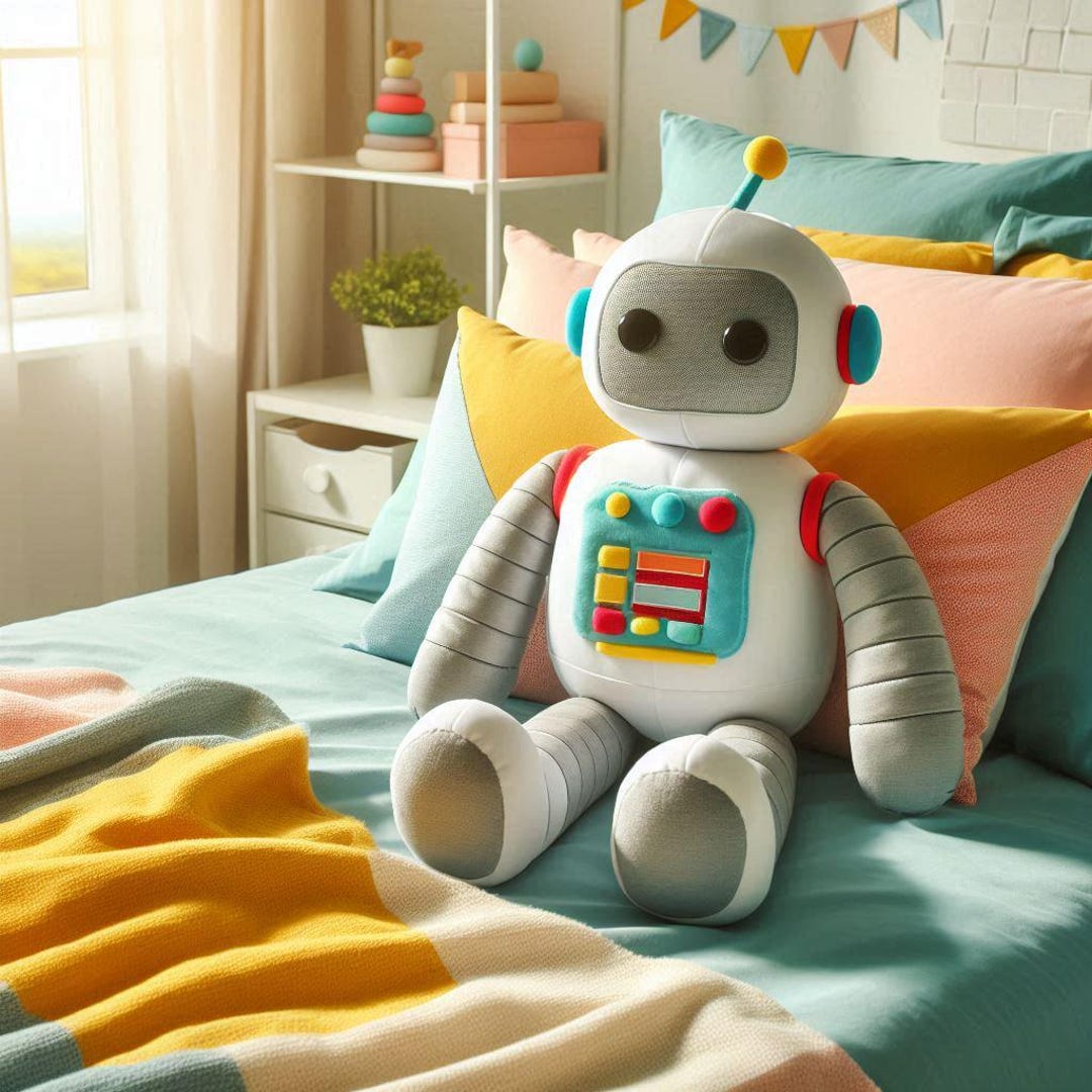Robot Stuffed Plush Shaped Pillow - Etsy