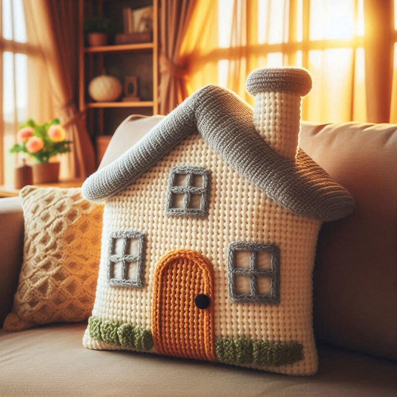 House Shaped Pillow - Etsy