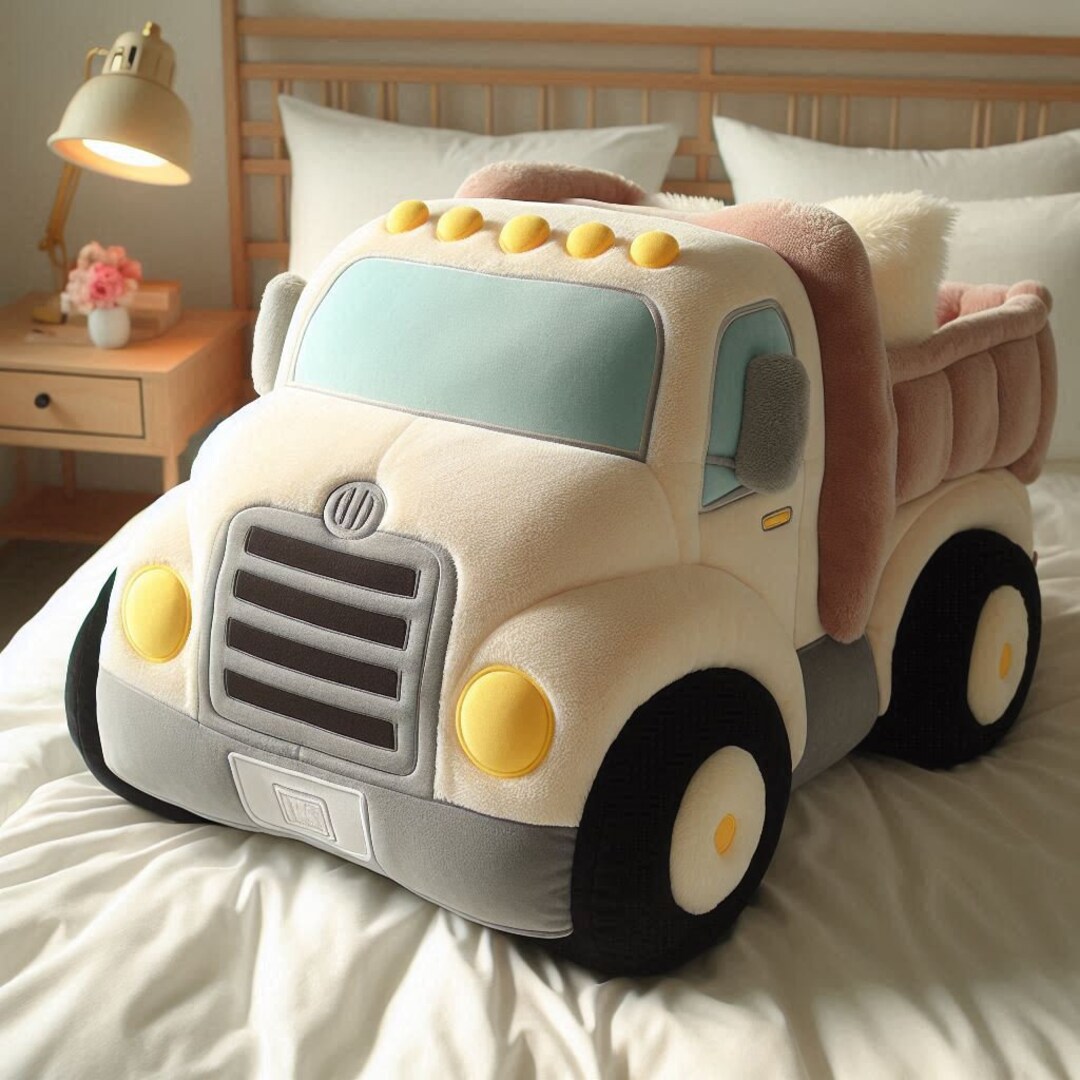 Truck Vehicle Plush Shaped Pillow - Etsy