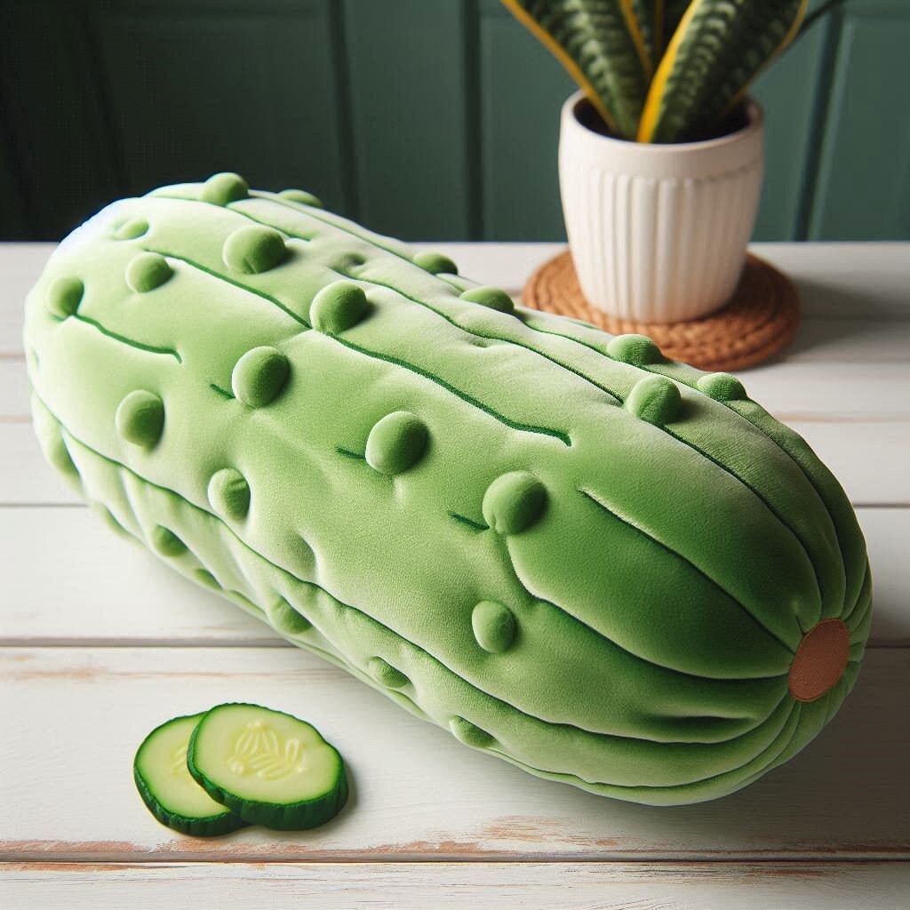 Giant Pickle Plush Food Shaped Pillow - Etsy