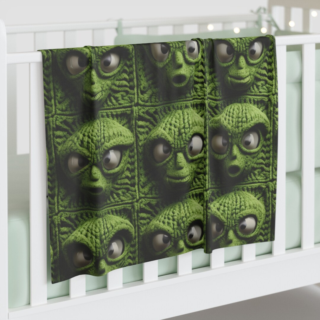 Alien Granny Square Crochet Galacitc Space Sci Fi Fantasy - Etsy