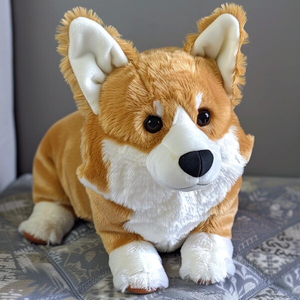 Corgi Plush - Etsy