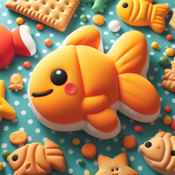Plush Goldfish Cracker - Etsy
