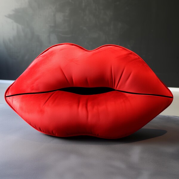 Lips Pillow - Etsy