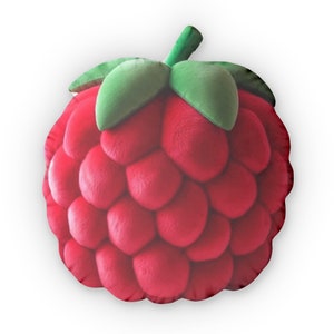 Giant Raspberry Plush Fruit Shaped Pillow - Etsy