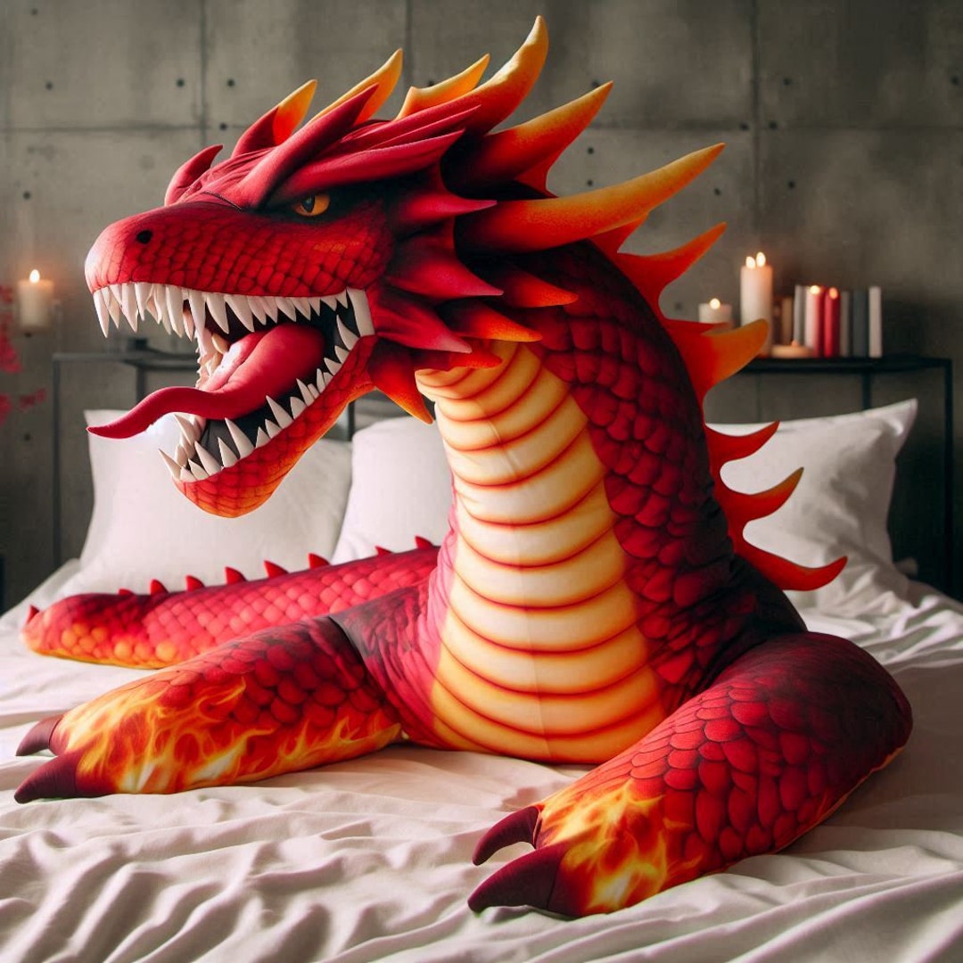 Dragon Dinosaur Plush Shaped Pillow - Etsy UK