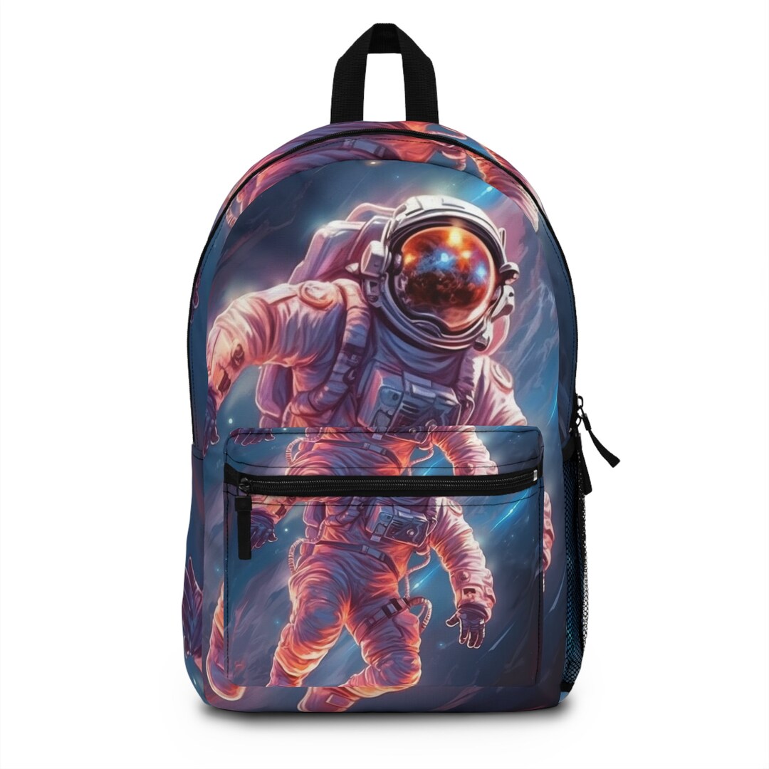 Astronaut Outer Space Galaxy Starfield Art Backpack - Etsy