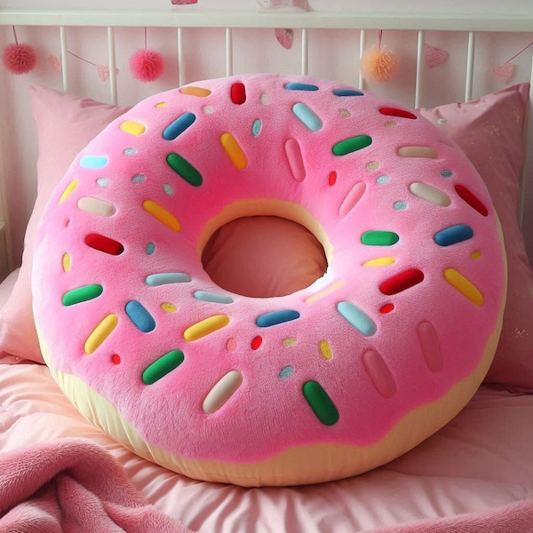 Donut Pillow - Etsy
