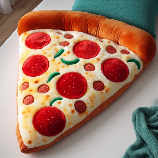 Pizza Pillow - Etsy