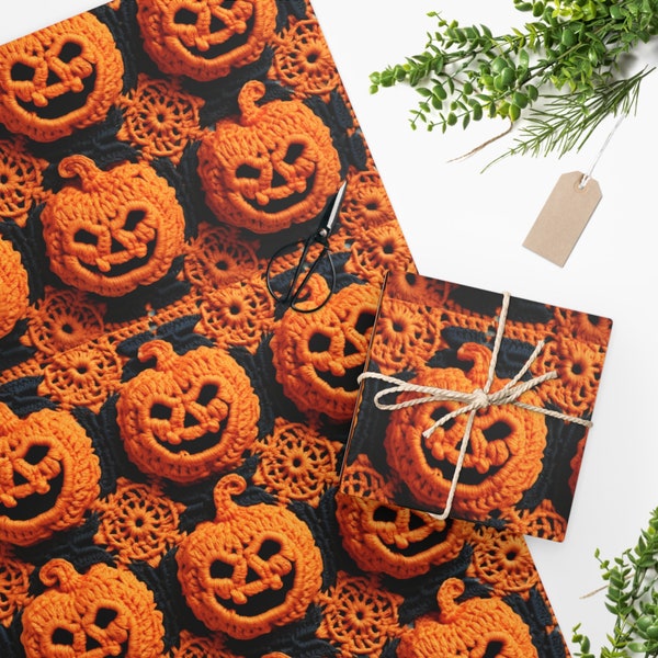 Horror Halloween Wrapping Paper - Etsy