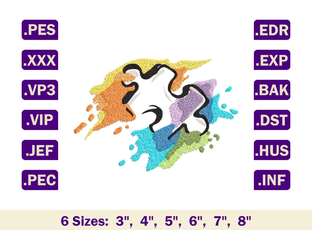 Puzzle Embroidery Design, Puzzle Embroidery Pattern,puzzle Embroidery ...